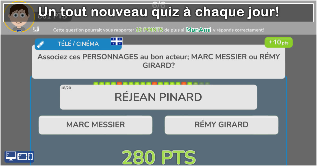 Quiz ID du JOUR - Un quiz gratuit chaque jour! | Présentation du jeu ...