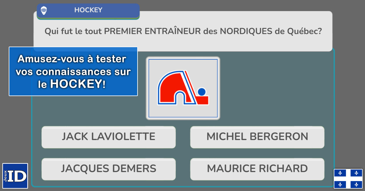Quiz ID - Quiz sur le hockey | Présentation du jeu | Jeux ID