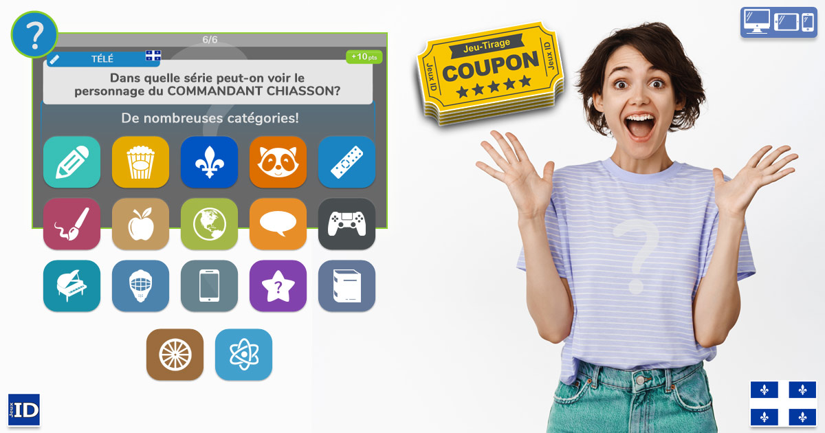 Quiz ID | Un quiz à chaque jour avec coupons de tirage à gagner!